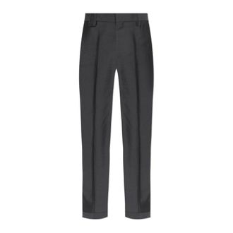 Versace Homme, Pantalons, Gris, Taille: L Creased Pantalons