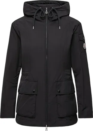 Moncler Moncler Parka &Agrave; Capuche Leandro, Femme, Noir, Taille: 00