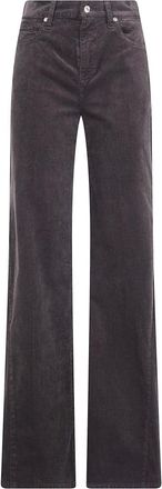 7 For All Mankind The Lotta Pants - Femme - Pantalons - Violet - Taille: W25