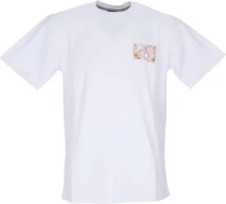 Dolly Noire Kurz&auml;rmeliges T-Shirt mit Rundhalsausschnitt - - Tops - Herren - Wei&szlig; - XL