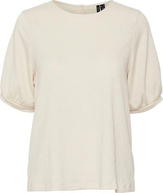 Vero Moda Vero Moda Womens VMPEMA 2/4 O-Neck JRS BTQ Top, Whitecap Gray, M