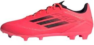 adidas Unisex Chaussure F50 League Terrain Souple/Multi-Surfaces, Turbo/Aurora Black/Platinum Metallic, 46