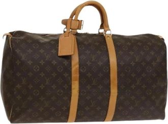 Louis Vuitton unisex, Pre-owned, Brun, Taille: ONE Size Sac week-end en toile Pre-owned