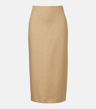 Max Mara Bleistiftrock Veranda aus Leinen