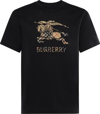 Burberry Homme, Tops, Noir, Taille: S T-Chemises