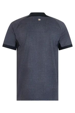 HUGO BOSS Mens Polo Shirt Technical Short Sleeve Black Polyester T-shirts And Polos