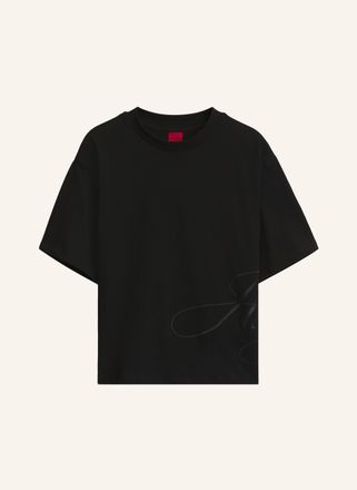 HUGO BOSS Hugo T-Shirts Duslant Relaxed Fit schwarz