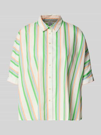 Emily van den Bergh Relaxed Fit Bluse im Allover-Look