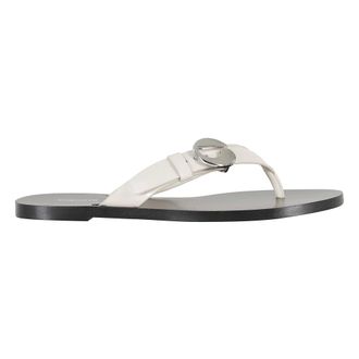 Coperni Femme, Chaussures, Blanc, Taille: 39 EU C Logo Flip Flops