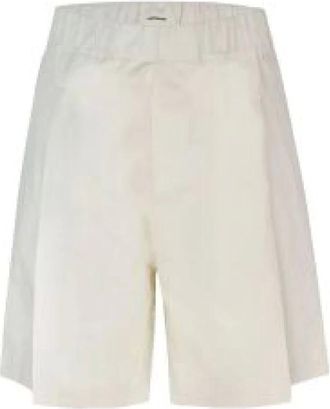 A Paper Kid Homme, Shorts, Blanc, Taille: L Popeline Shorts