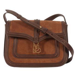 Maria de la Orden Sac Noah Velours C&ocirc;tel&eacute; et Cuir Maria de la Orden