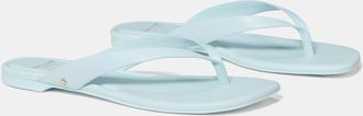 Kate Spade New York Kate Spade Sandie Flip-Flop-Sandalen f&uuml;r Frauen in Klarer Himmel, Gr&ouml;&szlig;e: 38.5 | Leder