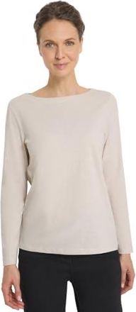 Cecil 3227273 T-Shirt Basique à Manches Longues, Grège Clair, XXL Femmes