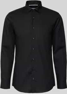 Eterna Slim Fit Business-Hemd mit Knopfleiste