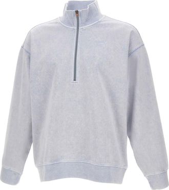 G-Star Homme, Sweatshirts et sweats &agrave; capuche, Bleu, Taille: L HB Washed High-Neck SweaT-shirt