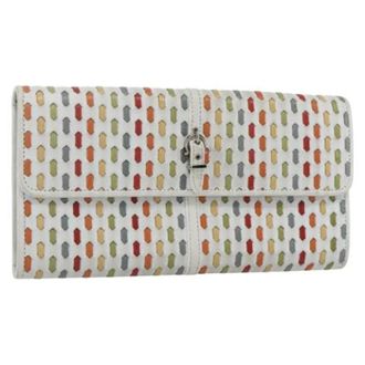 Ferragamo Portefeuille en cuir Pre-owned - Femme - Pre-owned - Blanc - Taille: ONE Size