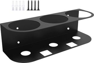 Generic Metallregal f&uuml;r Spr&uuml;hflaschen, Organizer f&uuml;r Spr&uuml;hflaschen, Bastel-Organizer, Flaschenregal mit robustem St&auml;nder, Flaschenregal mit Wandhalterung f&uuml;r 