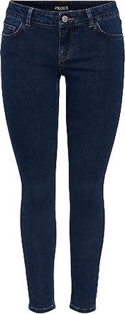 Pieces PCPEGGY LW Skinny ANK DB Jeans Noos CP, Jeans