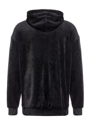 Red Bridge Hoodie aus Samt Stylischer Kapuzenpullover mit edlem Glanz