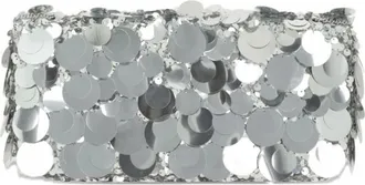 Paco Rabanne Femme, Sacs, Gris, Taille: ONE Size Sparkle Baguette Bag