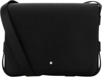 Montblanc Montblanc, Homme, Sacs, Noir, Taille: ONE Size Sac bandouli&egrave;re Belt en cuir Sartorial