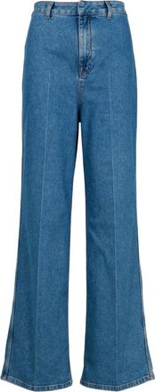 Philosophy di Lorenzo Serafini Femme, Jeans, Bleu, Taille: 38 FR Jeans &Eacute;vas&eacute;s Taille Haute