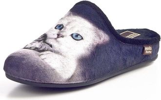 Manitu Home Damen 320337 Pantoffeln, Blau (Ozean 5)