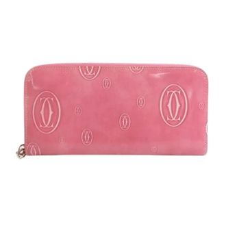 Cartier Portefeuille en cuir Pre-owned - Femme - Pre-owned - Rose - Taille: ONE Size