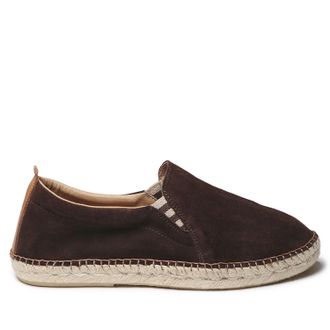 Toni Pons Marti Espadrilles für Herren aus Spaltleder, braun, 45 EU