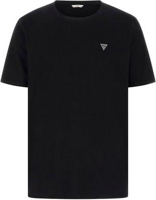 Guess Baumwolllogo t -Shirt - Schwarz
