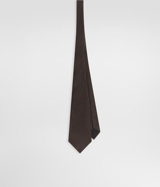 Dolce & Gabbana Krawatte Aus Satin - Mann Krawatten Und Einstecktuch Braun Pz