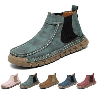 Generic Chaussures orthop&eacute;diques antid&eacute;rapantes pour femme, faites &agrave; la main, confortables, l&eacute;g&egrave;res, mi-hautes, bottines de randonn&eacute;e, chaussures de marche r&eacute;