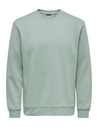 Only & Sons Herren Onsconnor Reg Crew Neck Noos Sweatshirt, Chinois Green, XL EU