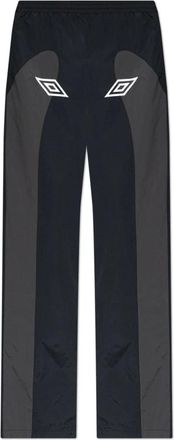 Umbro Homme, Pantalons, Noir, Taille: M Pantalon de surv&ecirc;tement &agrave; empi&egrave;cements et logo