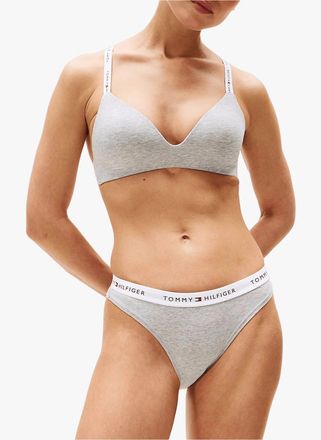Tommy Hilfiger Soutien-gorge &agrave; logo en coton