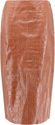 Arma Meeka Lederrock - - Skirts - Damen - Braun - S