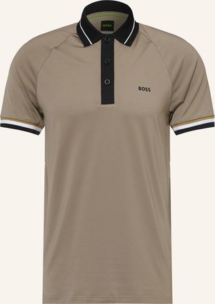 HUGO BOSS Funktions-Poloshirt Toc Court Slim Fit beige