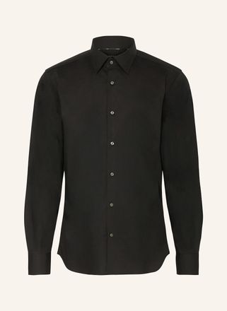 HUGO BOSS Hemd Joe Regular Fit schwarz