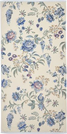 Pip Studio Große Handtuch Secret Garden Weiß/Blau 70x140cm