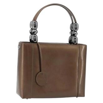 Dior Sac &agrave; main Vintage Pre-owned - Femme - Pre-owned - Brun - Taille: ONE Size