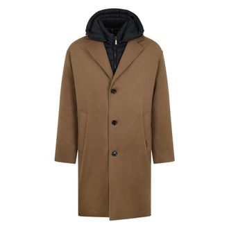 Moorer Homme, Manteaux, Brun, Taille: M Veste Longue Pintori