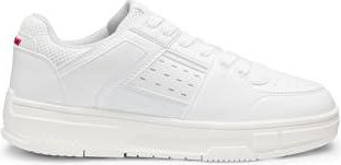 HUGO BOSS Hommes Yarrow Tenn Baskets en Similicuir avec Finitions en Mesh