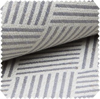 Novely exquisit Modena - Stilvoller Möbelstoff in Leinen-Look - Schwer Entzündbarer Polsterstoff - Pflegeleichte Meterware 1lfm | Farbe: 02 Creme Grau