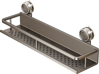 Generic Saugnapf Badezimmer Regal - Duschregal Organizer,Wandaufbewahrung Platzsparende L&ouml;sung F&uuml;r Wohnung K&uuml;che Badezimmer Wohnzimmer Haus Kr&auml;uter Shampoo