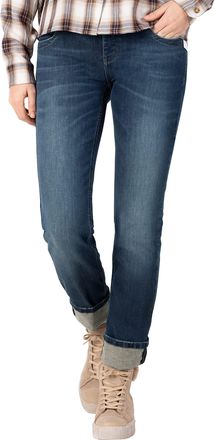 Timezone Damen Slim Marahtz Jeans, Worker Blue Wash, 27W / 34L EU