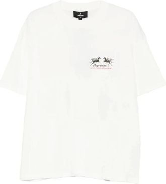 Represent Represent, Homme, Tops, Blanc, Taille: L T-shirt 100% Coton
