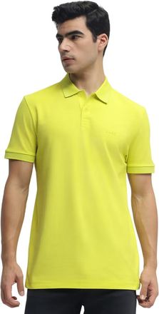 HUGO BOSS Pallas Poloshirt f&uuml;r Herren, Baumwolle, Regul&auml;r (Leuchtend Gelb)