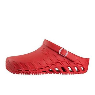 Scholl Clog Evo, Unisex - Adulto, Rosso, 39.5 EU