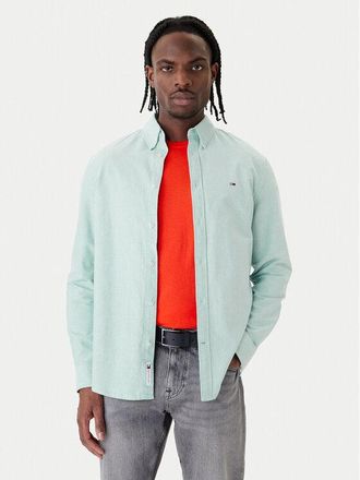 Tommy Jeans Hemd DM0DM21298 Gr&uuml;n Regular Fit