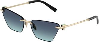Tiffany & Co. Lunettes de soleil Tf3120 - Femme - Accessoires - Jaune - Taille: 61 MM